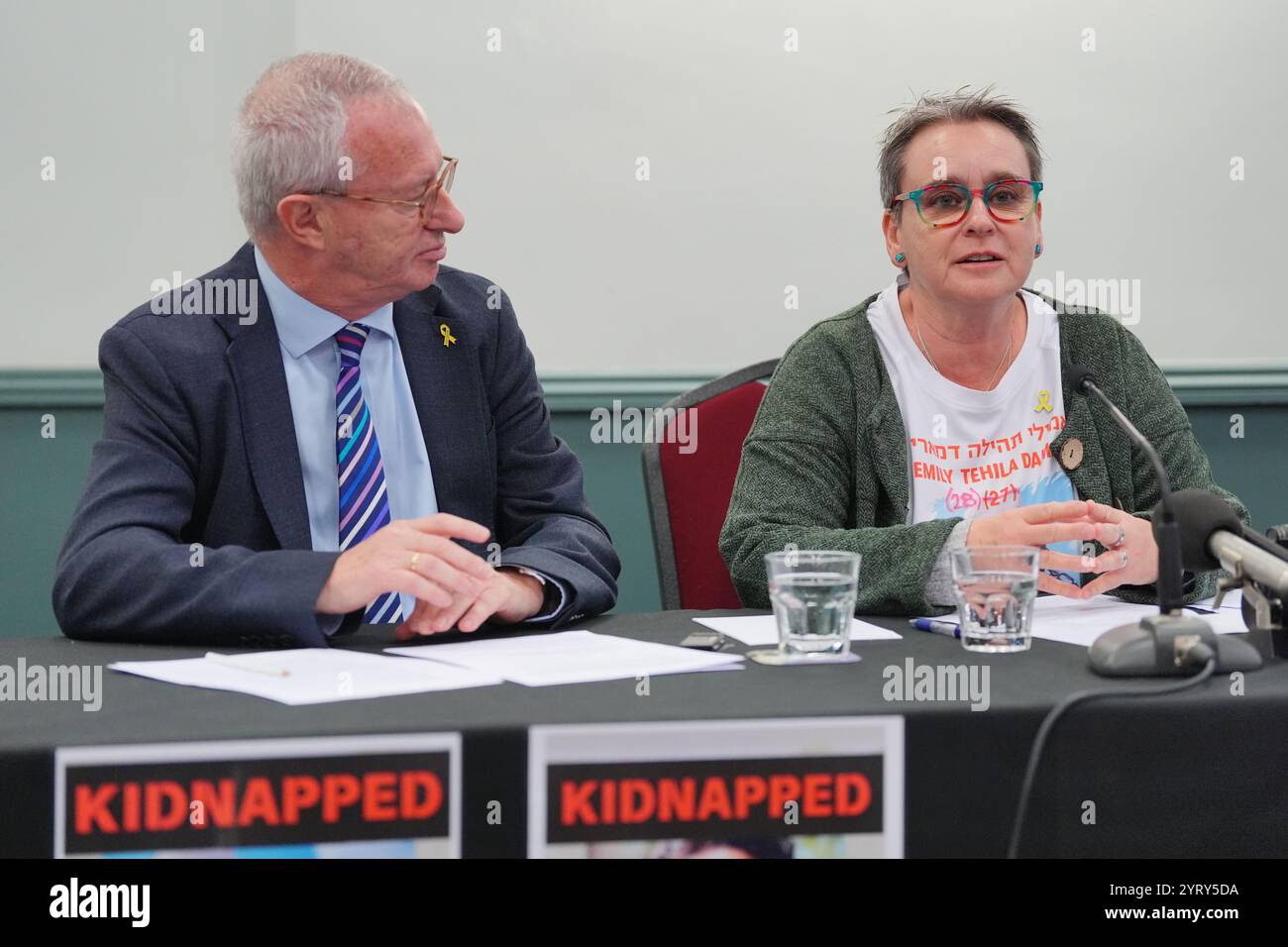 Lord Stuart Polak with Mandy Damari, 63, mother of sole British hostage ...