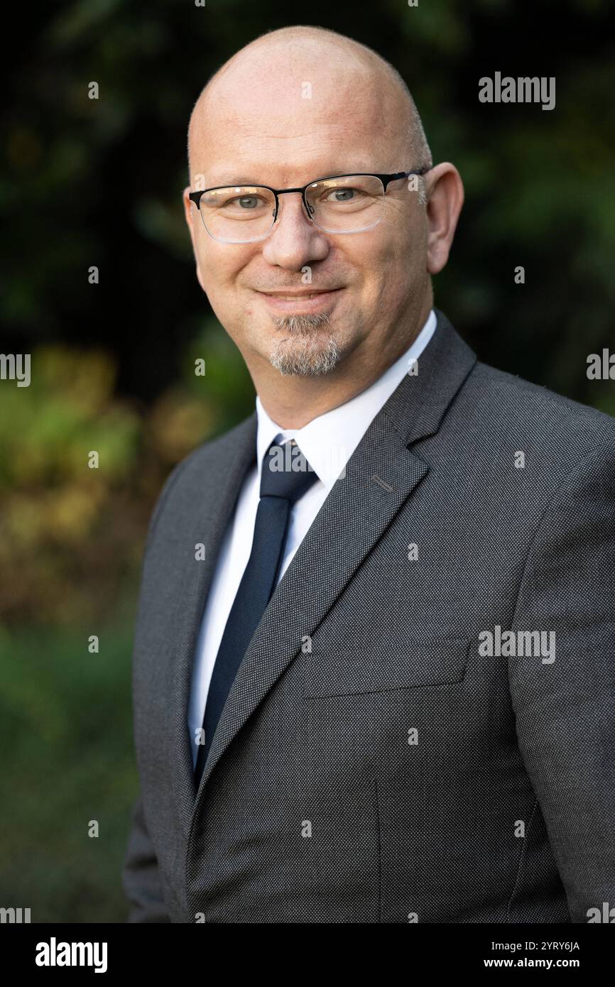 Deputy of the group Rassemblement National, Serge Muller poses in the ...