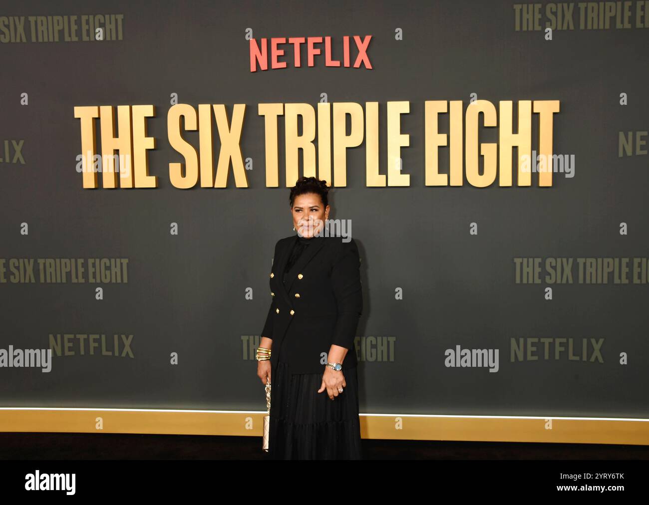 LOS ANGELES, CALIFORNIA - DECEMBER 03: Angi Bones attends the premiere ...