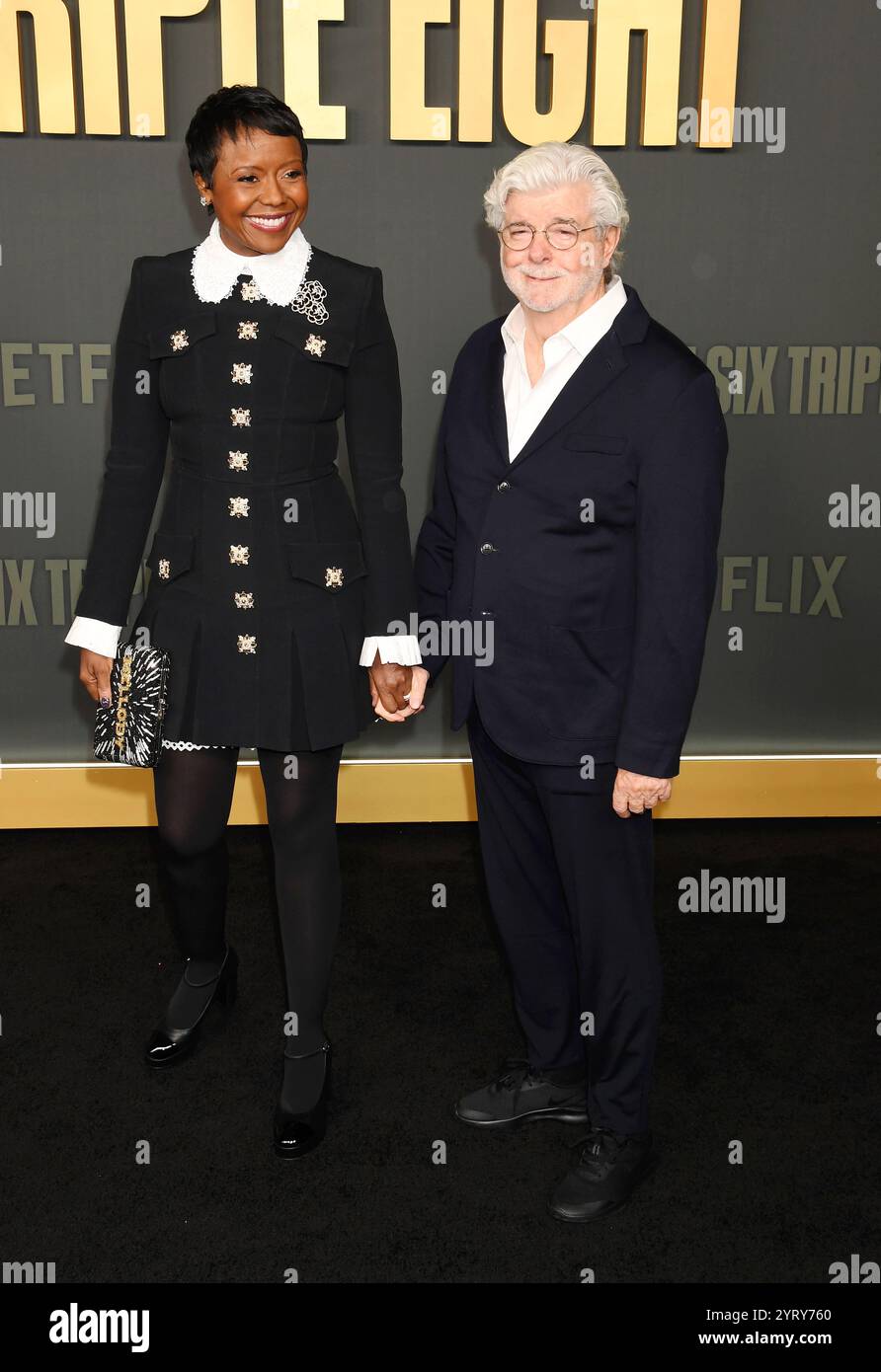 LOS ANGELES, CALIFORNIA - DECEMBER 03: (L-R) Mellody Hobson and George ...