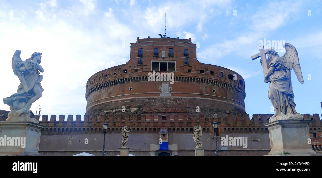 Mausoleum of Hadrian is located in Rome, known as Castel Sant'angelo ...