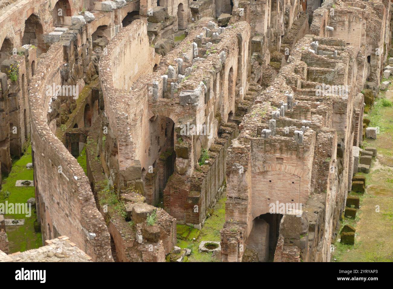 The Colosseum or Coliseum, amphitheatre in the centre of the city of ...