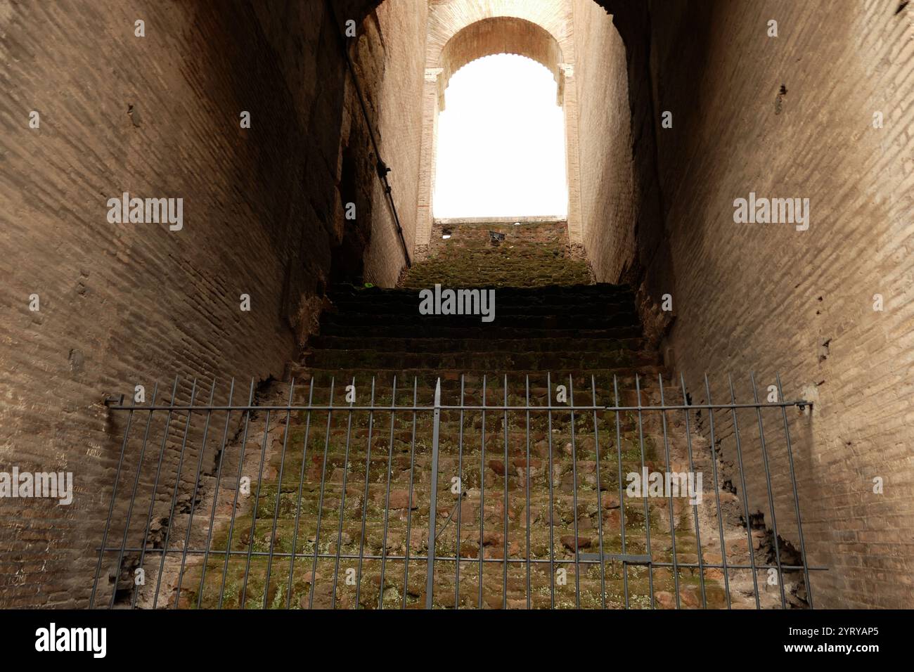 The Colosseum or Coliseum, amphitheatre in the centre of the city of ...