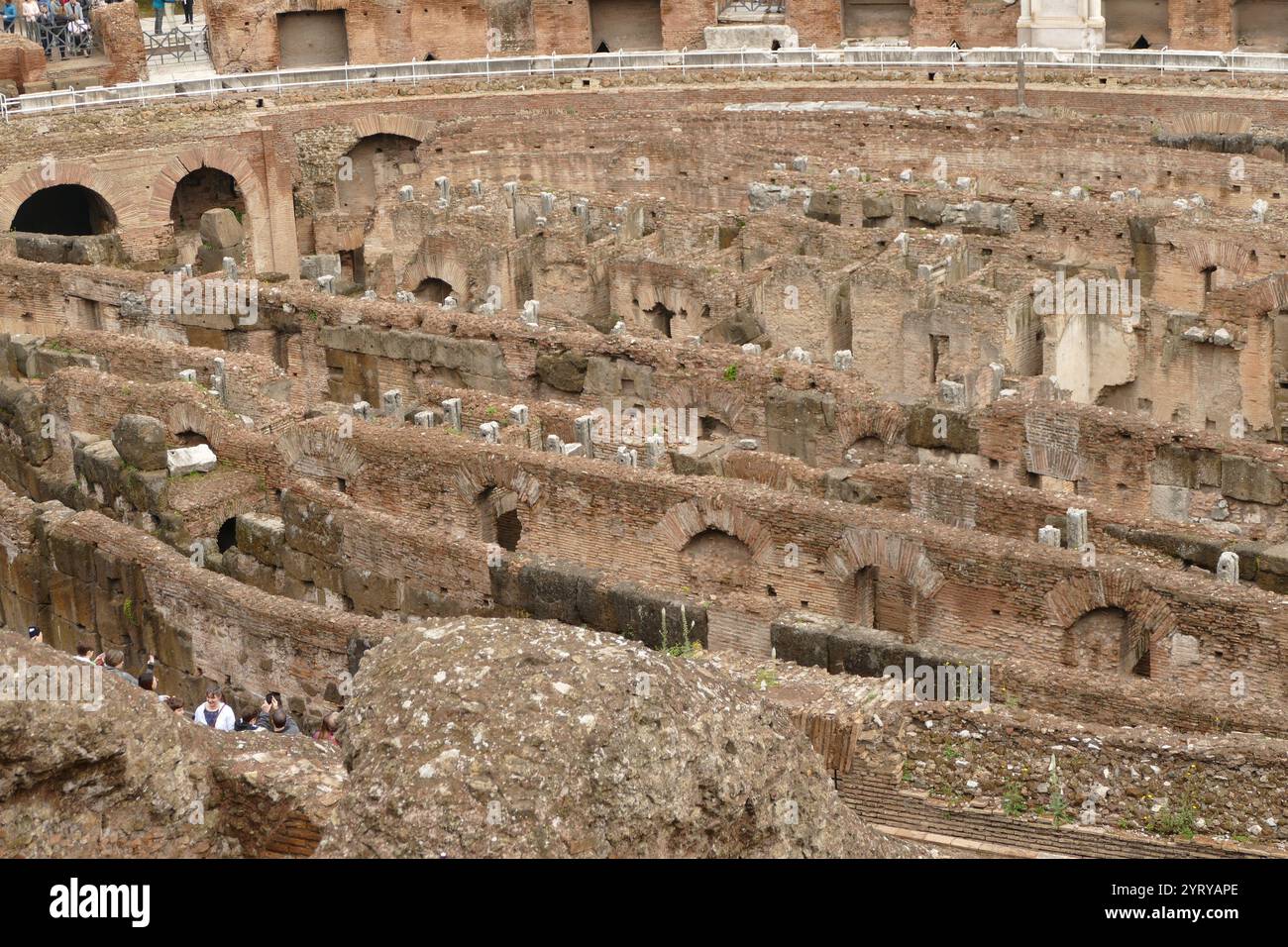 The Colosseum or Coliseum, amphitheatre in the centre of the city of ...