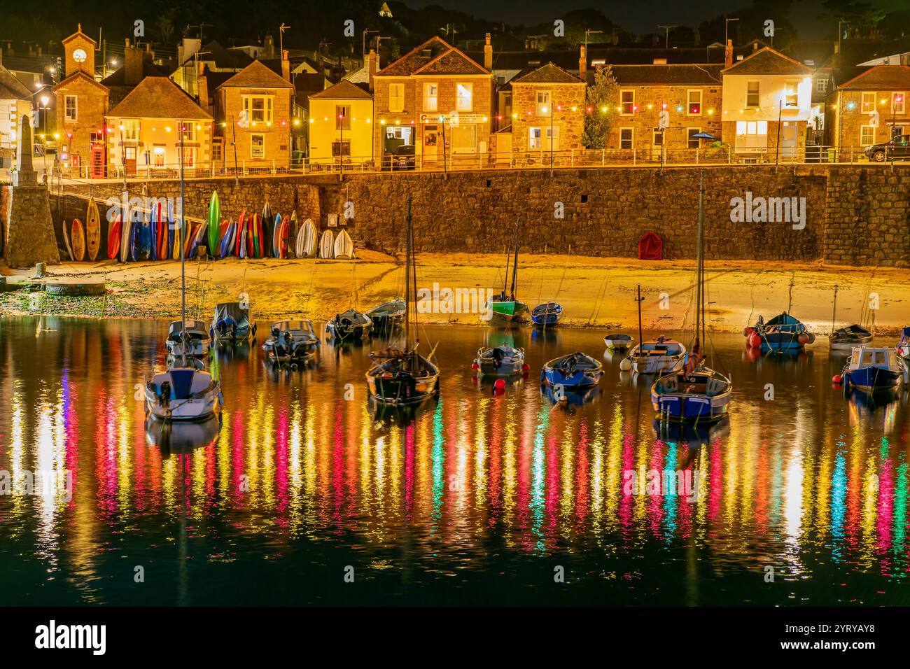 Mousehole Harbour Cornwall Stock Photo - Alamy