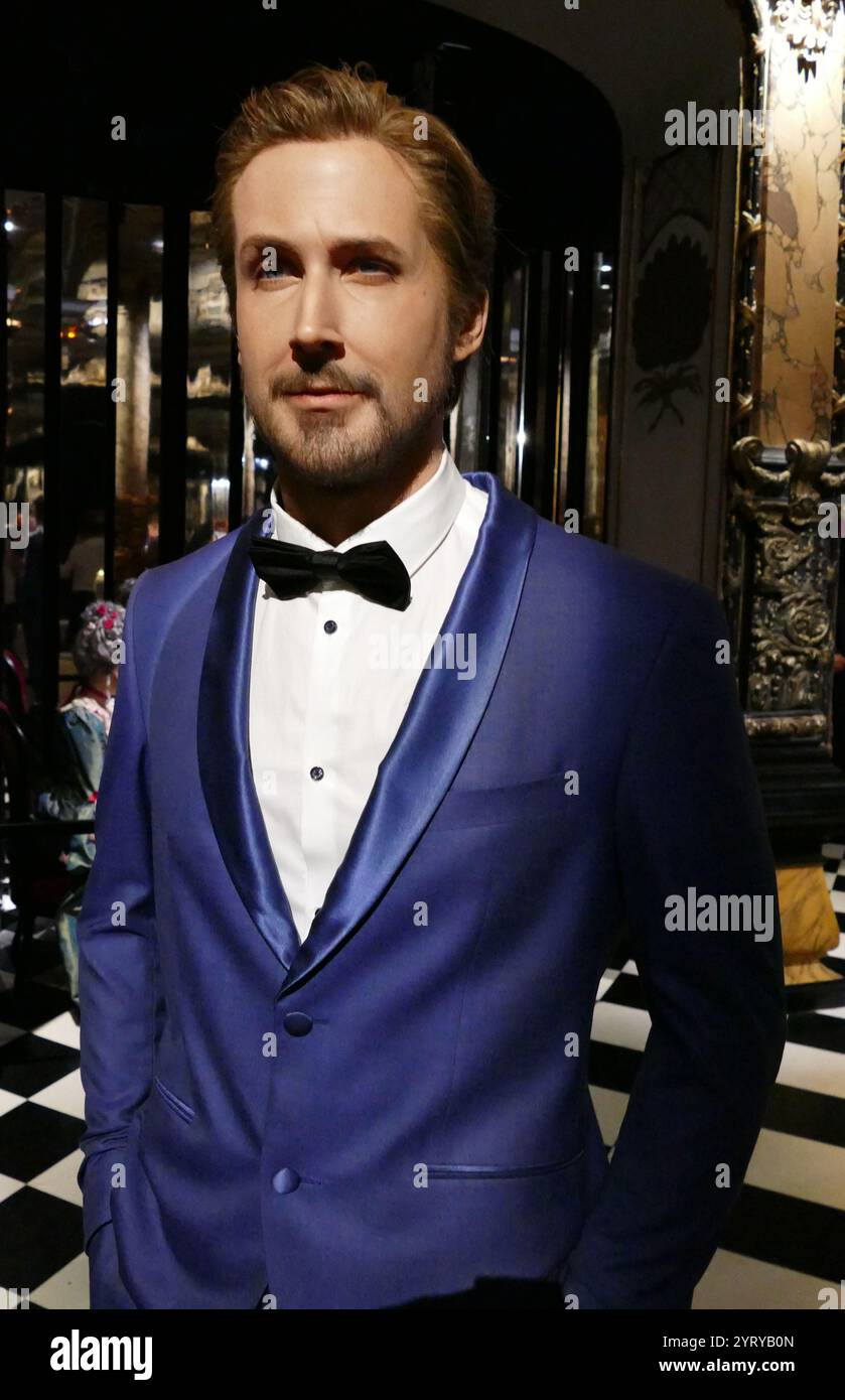Waxwork figure depicting Ryan Gosling (born 1980); Canadian actor and ...