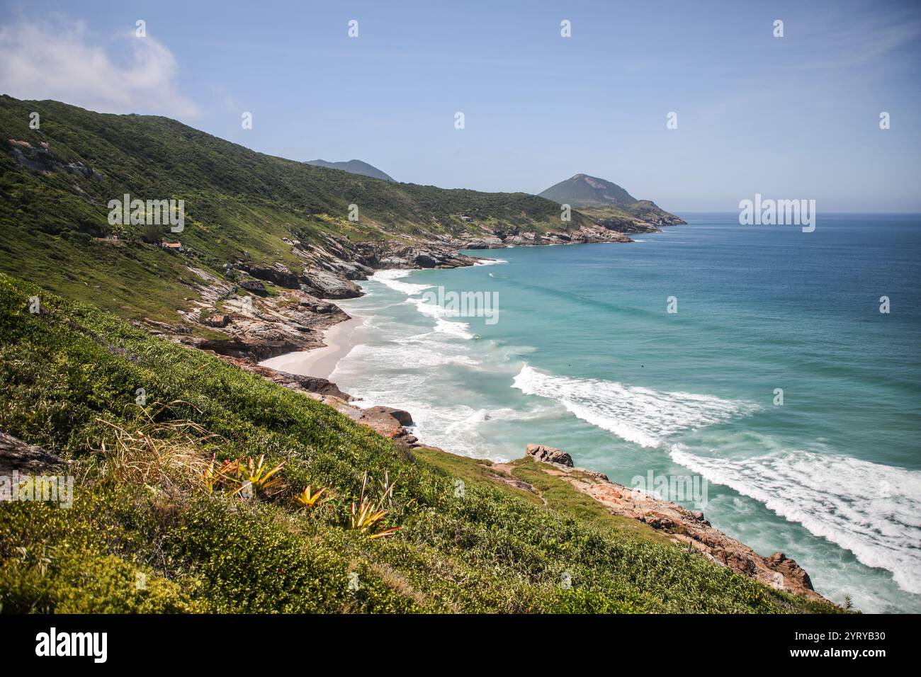 The coastline of Araial do Cabo, Brazil, nicknamed the 'Brazilian ...