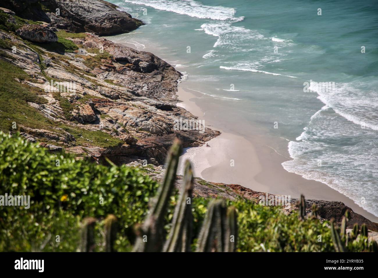 The coastline of Arraial do Cabo, nicknamed the 'Brazilian Caribbean ...
