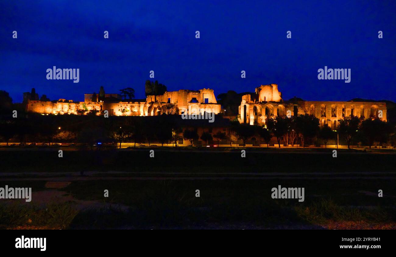 The Domus Severiana, part of the imperial palaces on the Palatine Hill ...