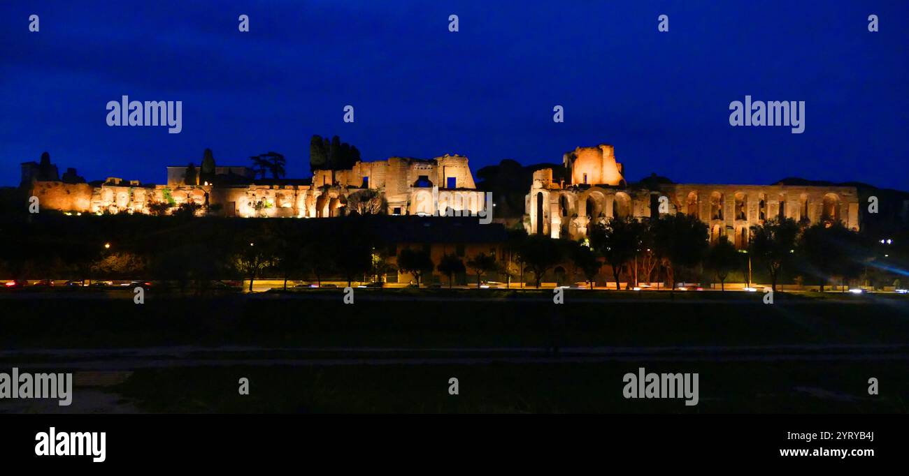 The Domus Severiana, part of the imperial palaces on the Palatine Hill ...