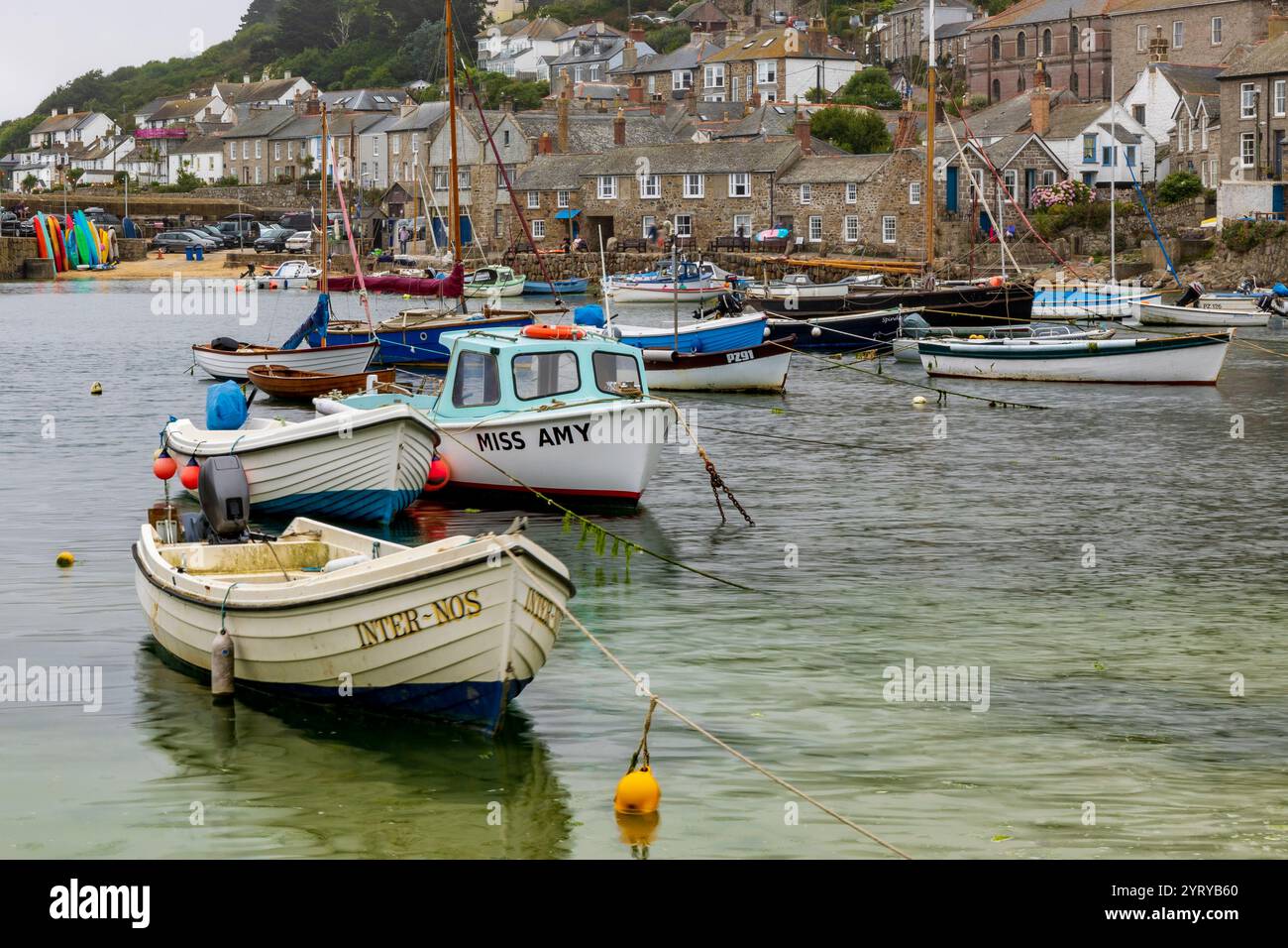 Mousehole Harbour Cornwall Stock Photo - Alamy
