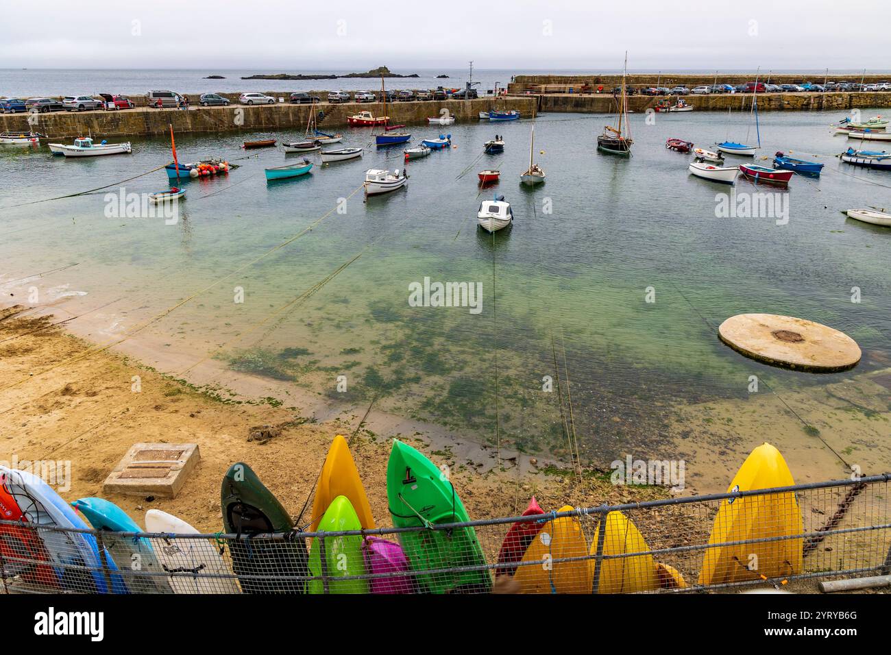 Mousehole Harbour Cornwall Stock Photo - Alamy