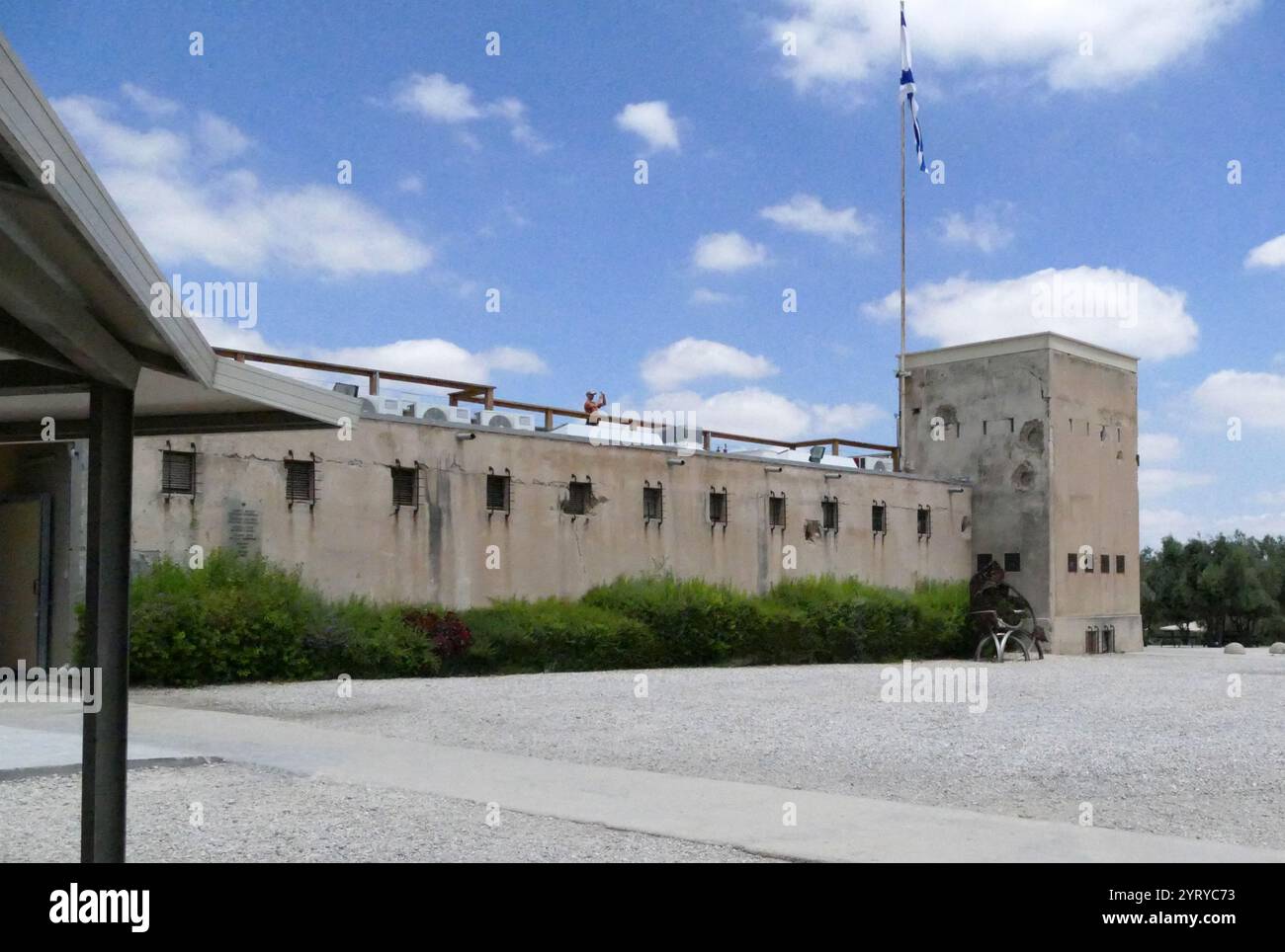 Tegart Fort at Latrun, Israel, site of the Battles of Latrun, between ...