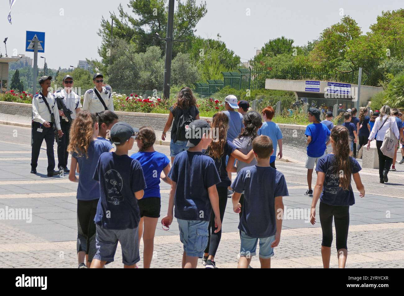 Israeli school children learn about politics in the Knesset is the ...