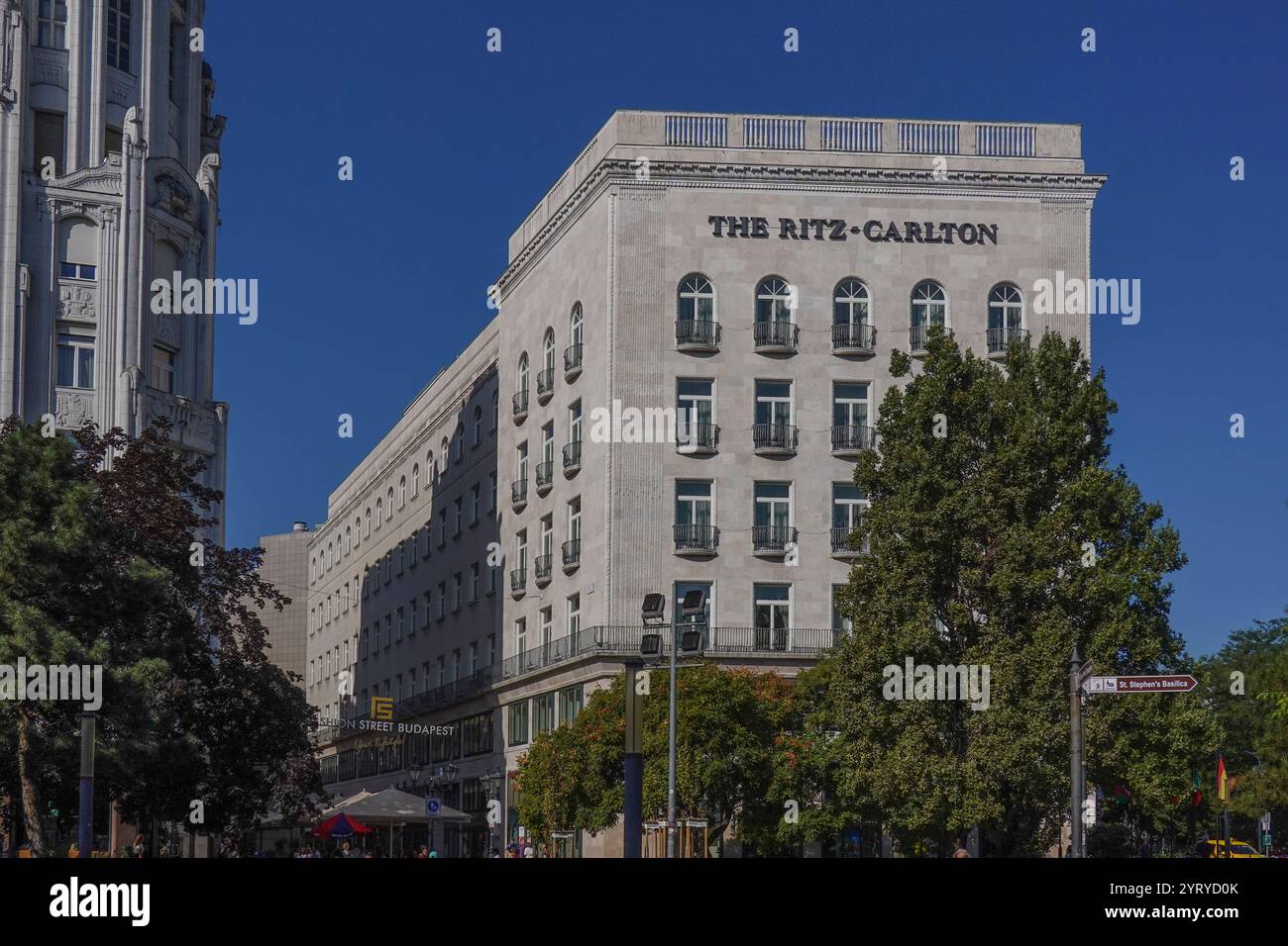 Hungary, Budapest, The Ritz-Carlton luxury hotel in the old town of ...