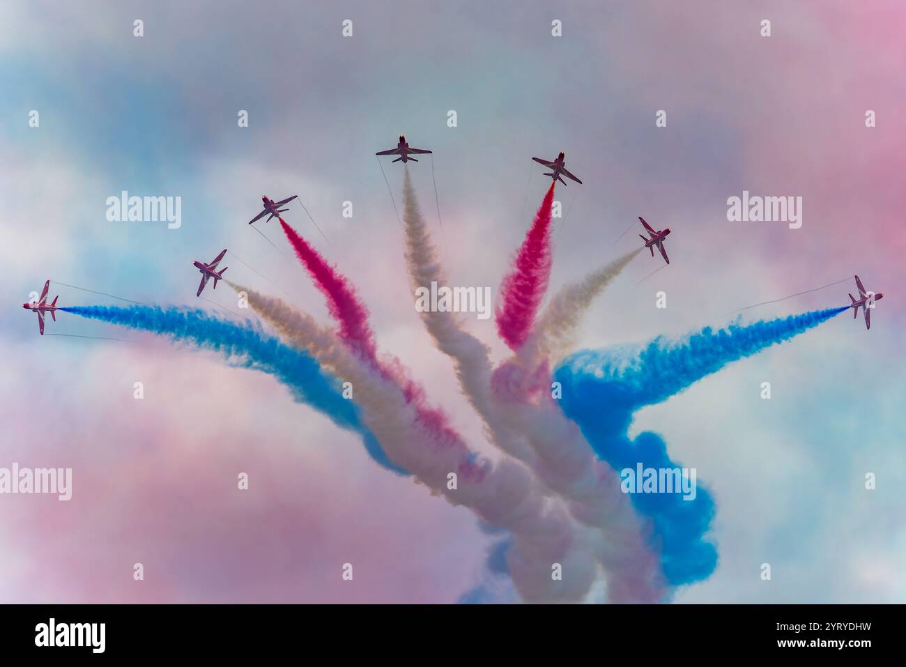 British royal air force aerobatic display team hi-res stock photography ...
