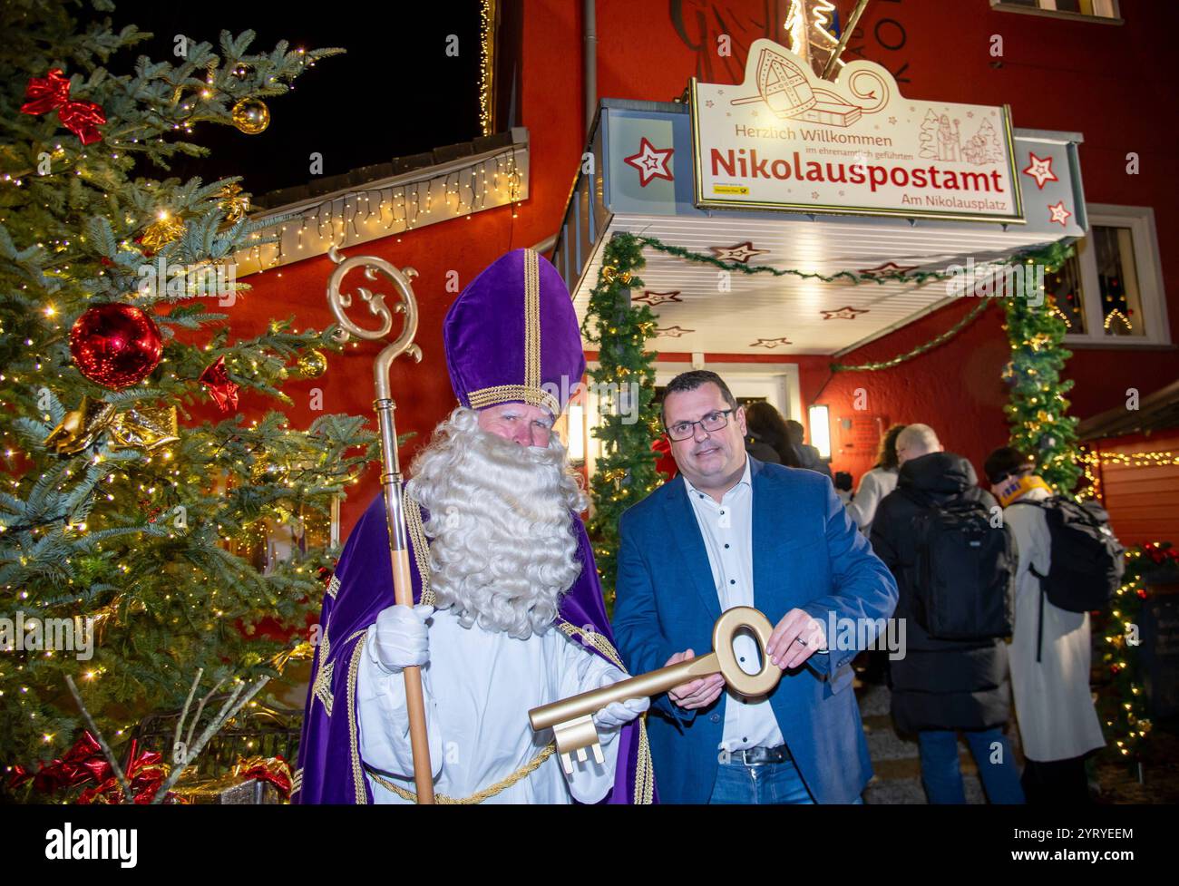 Das Nikolauspostamt der deutschen Post wird am Dienstag 04.12.2024 in ...