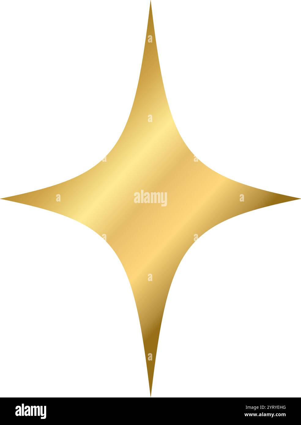 Shining golden star emoji.3d style gold star icon,twinkle social media platform symbol on ...