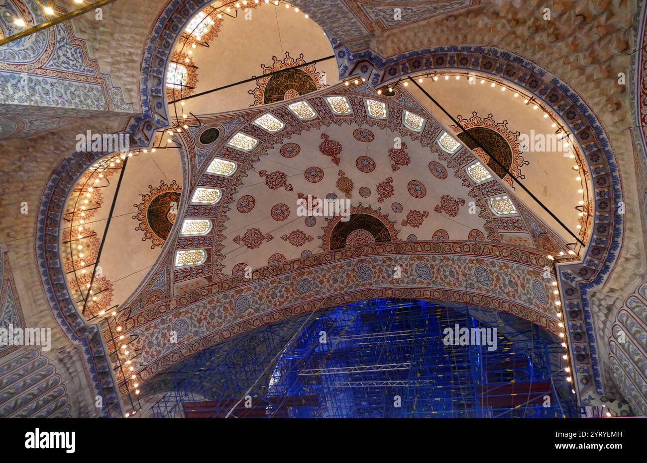 The Sultan Ahmet Mosque (Blue Mosque), Istanbul, Turkey. the Sultan ...