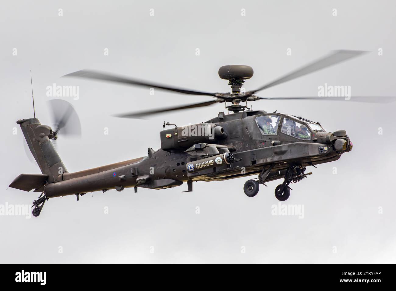 British Army Air Corps AgustaWestland Apache AH.1 Attack Helicopter ...