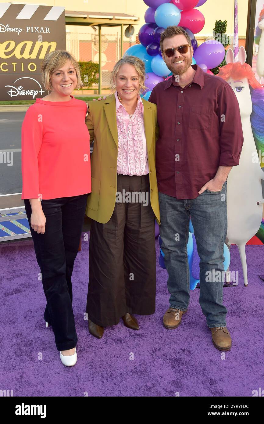 Valerie LaPointe, Jaclyn Simon und Austin Madison beim Launch Event der ...