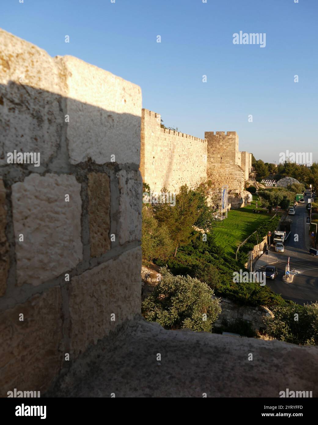 The Walls of Jerusalem surround the Old City of Jerusalem. In 1535 ...