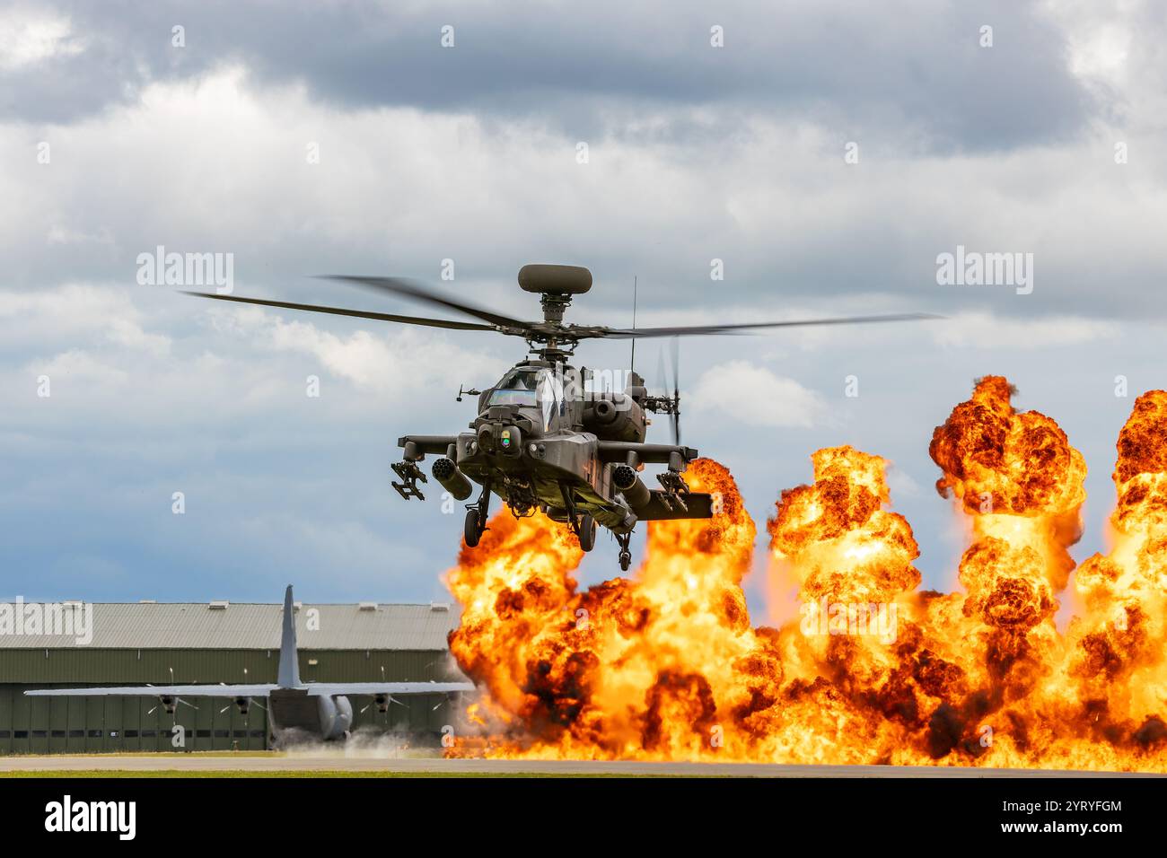 British Army Air Corps AgustaWestland Apache AH.1 Attack Helicopter ...