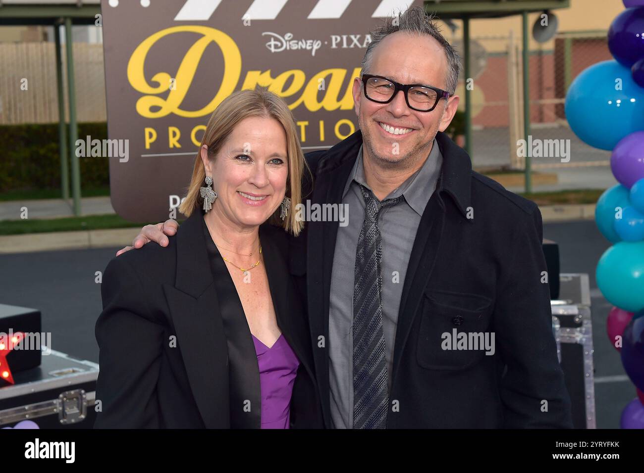 Jonas Rivera mit Michele Spane beim Launch Event der Disney und Pixar ...