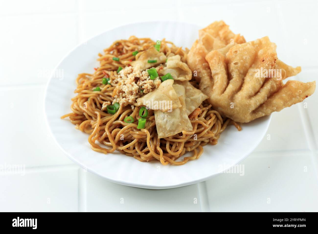 Mie Gacoan, Popular Spicy Indonesian Fried Noodle with Fried Dumpling ...