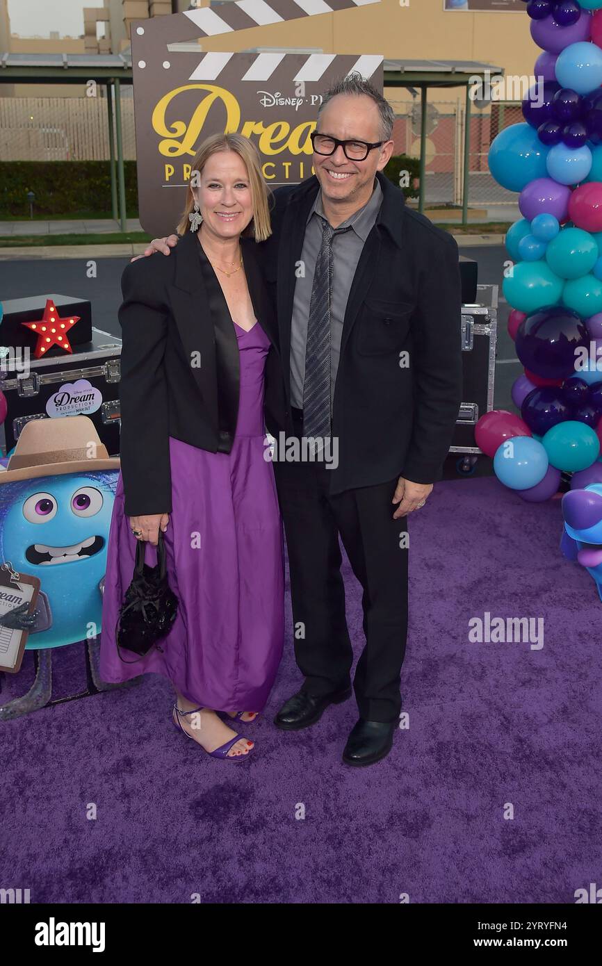 Jonas Rivera mit Michele Spane beim Launch Event der Disney und Pixar ...