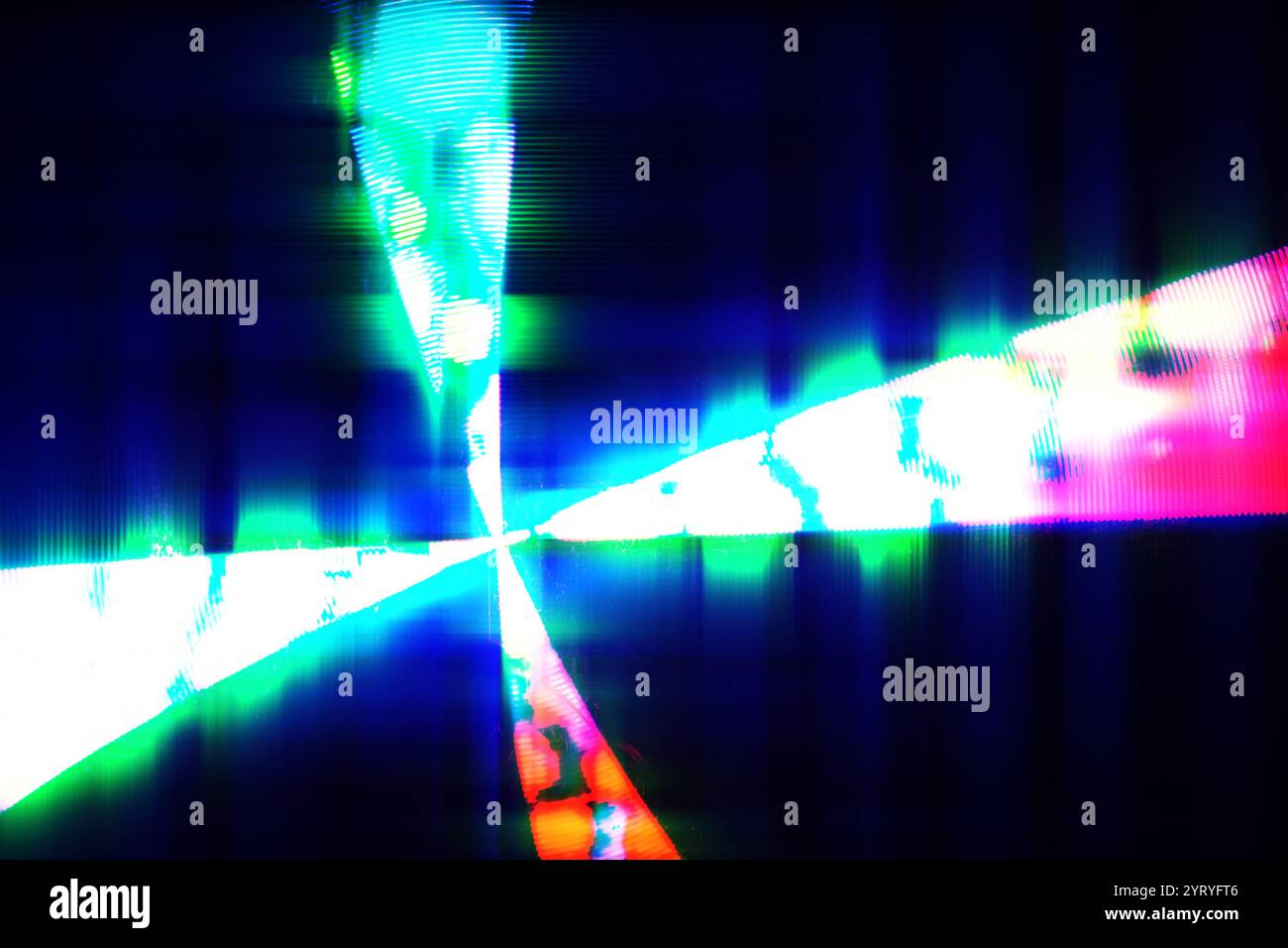 Computer screen rainbow colored pattern hi-res stock photography and ...