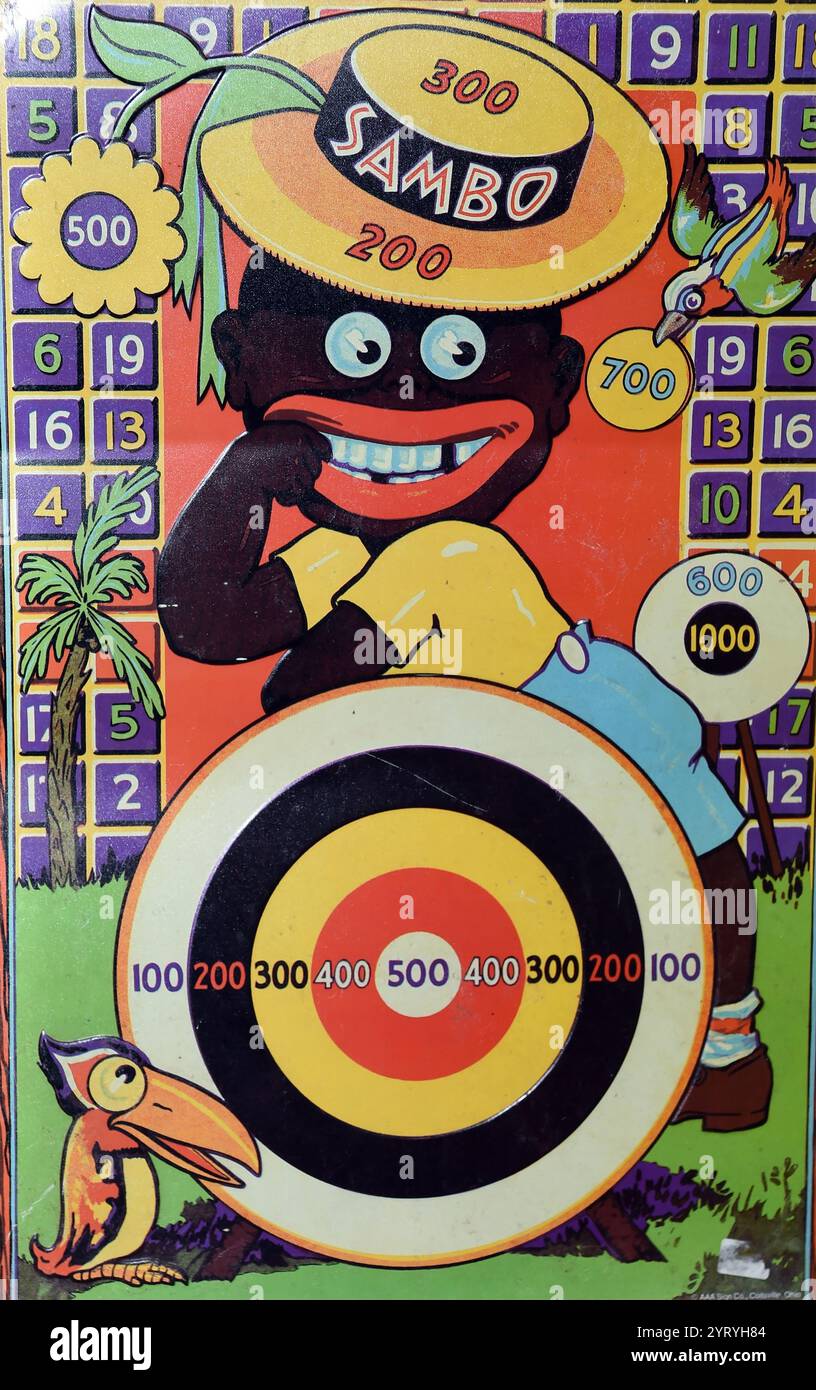 Counting game based on the character 'Sambo', a derogatory term used ...