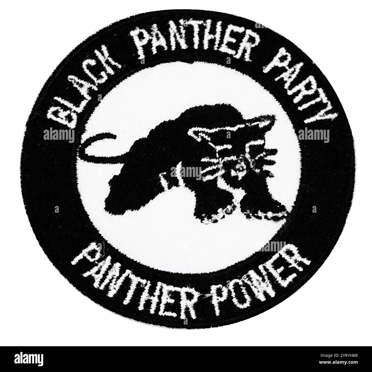 Black panther party badge hi-res stock photography and images - Alamy