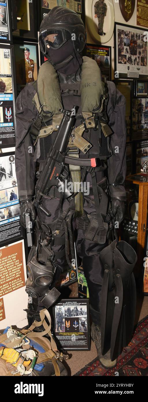 Model depicting a member of the Special Boat Service (SBS) a the ...