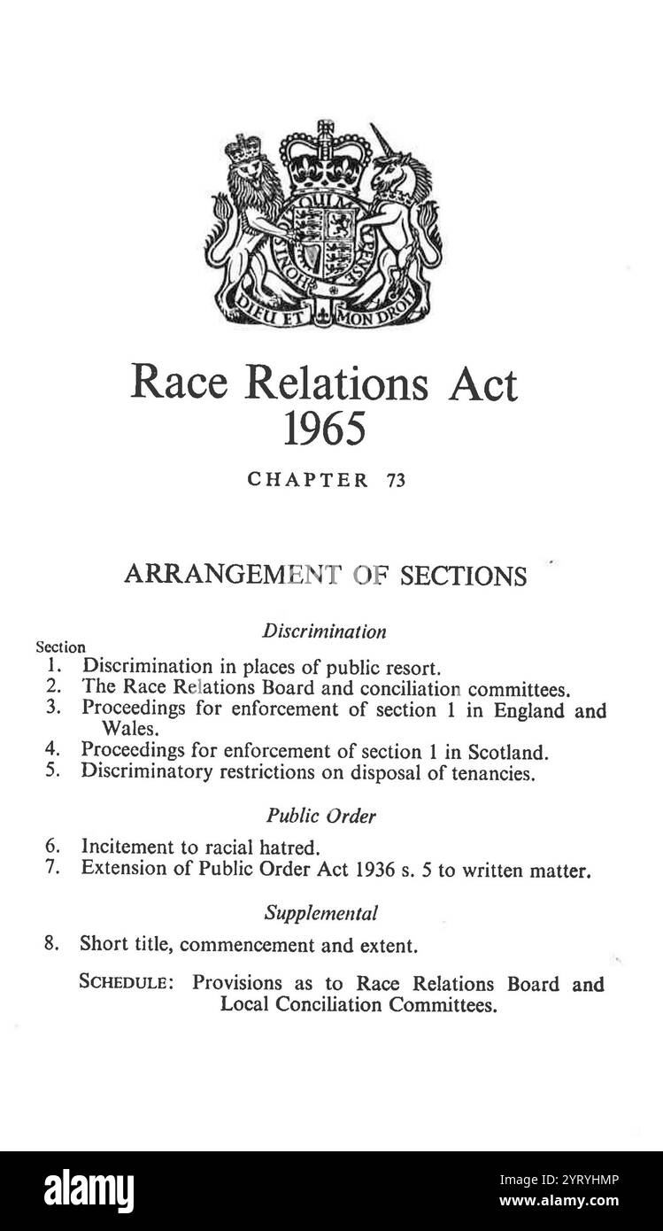 Anti segregation legislation hi-res stock photography and images - Alamy