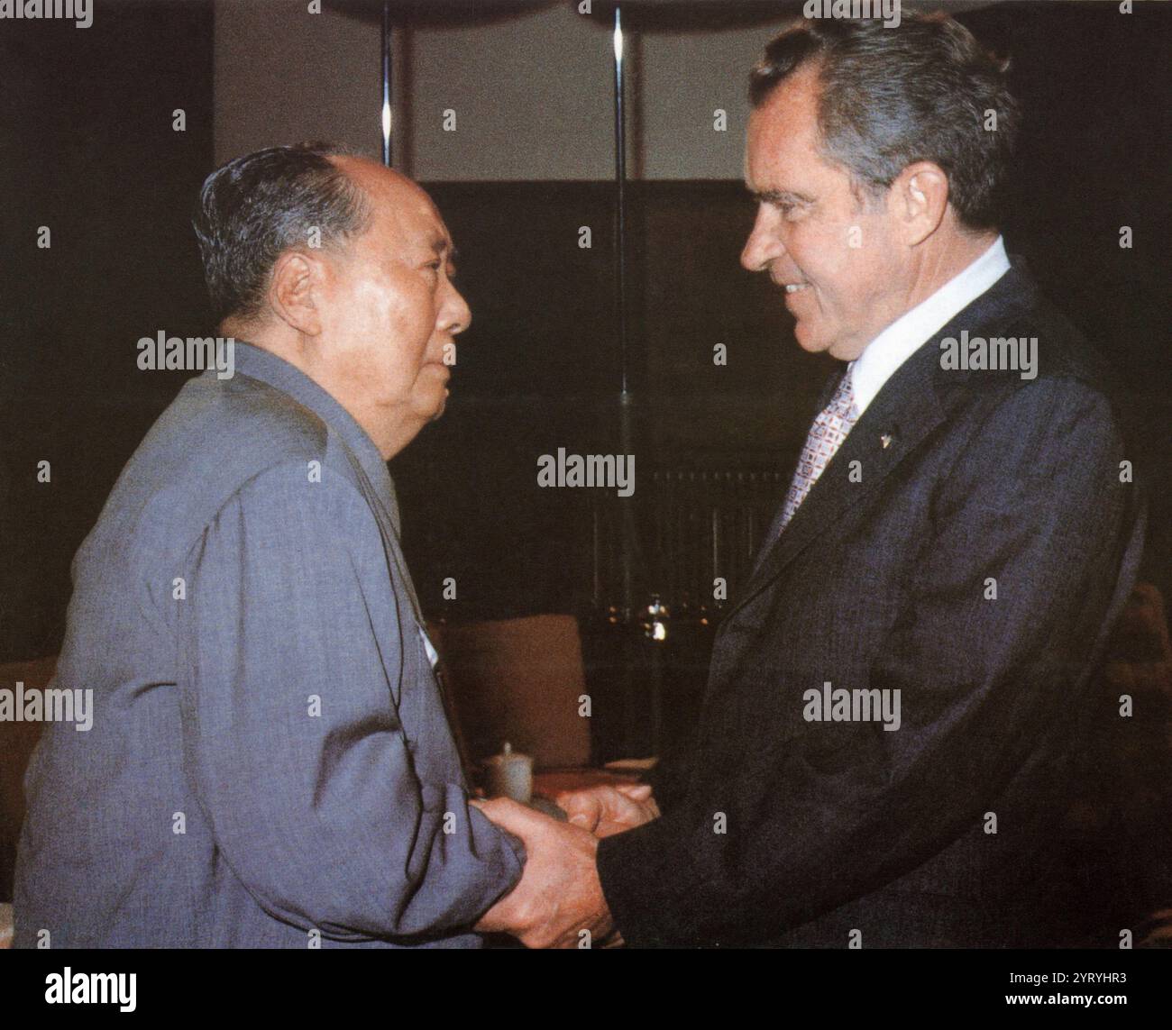 Meeting between Mao Zedong, Chairman of the Central Committee of the ...