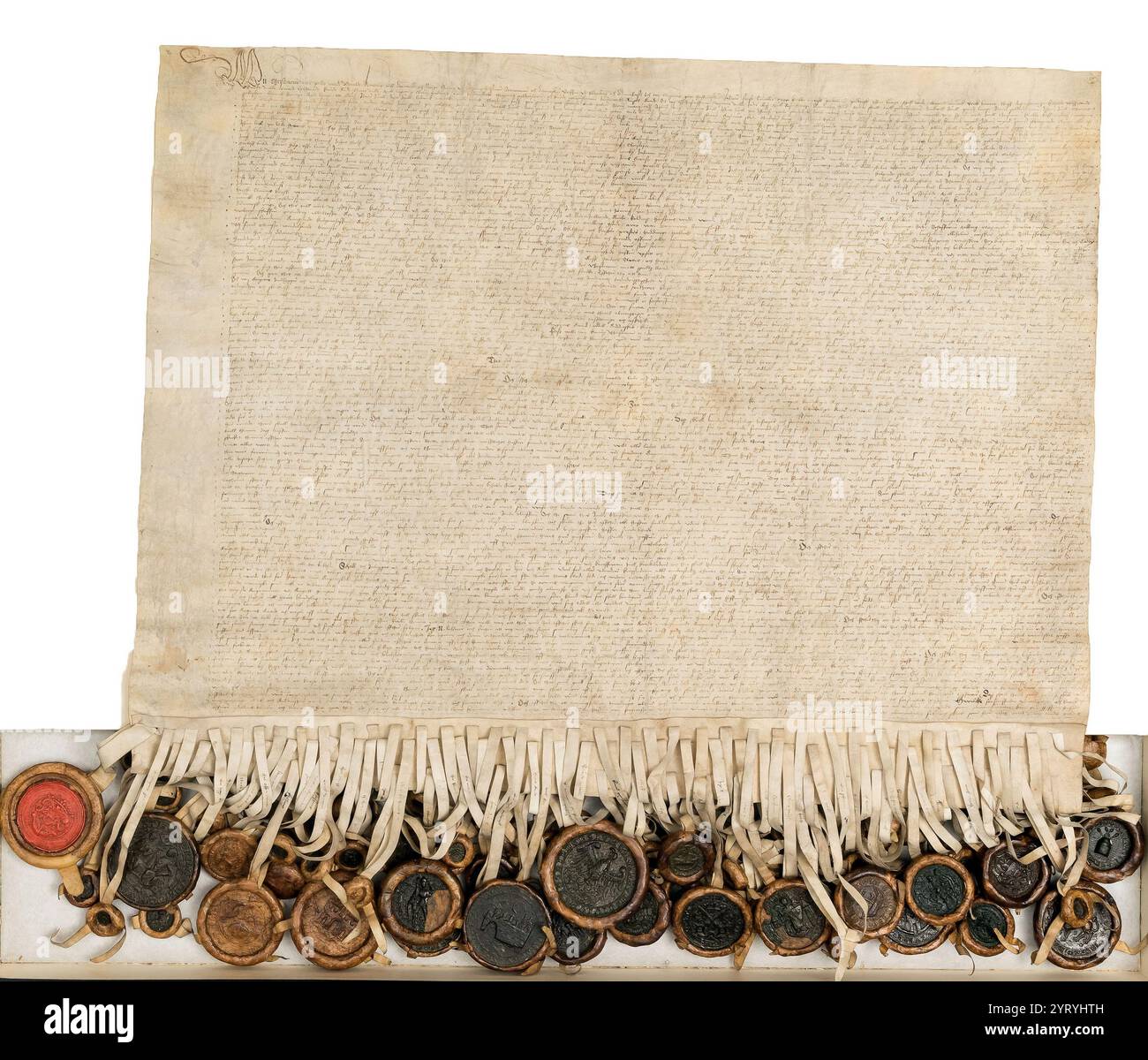 The official royal Act which implemented the Reformation in Denmark on ...