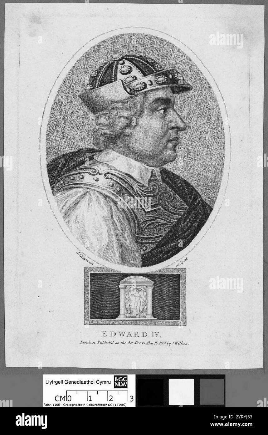 King Edward IV, (1442 ? 1483) King of England from 1461 to 1470, then ...