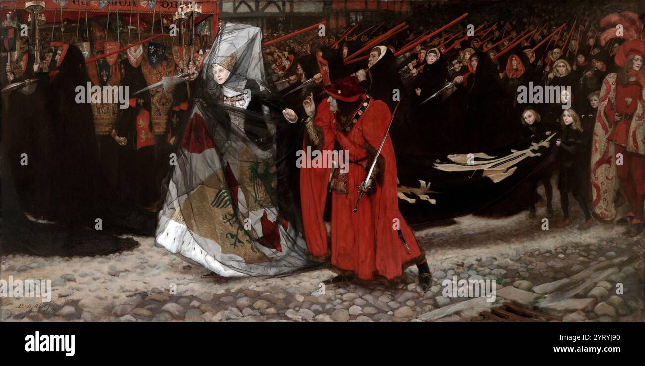 Richard III and his wife the Lady Anne, by Edwin Austin Abbey, 1896 ...