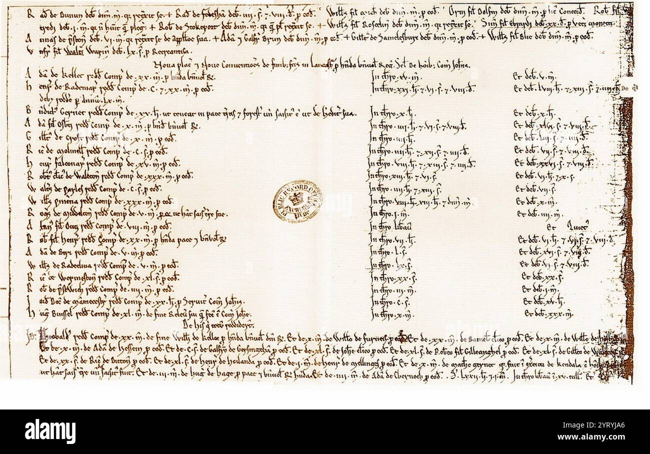 12th century documents hi-res stock photography and images - Alamy