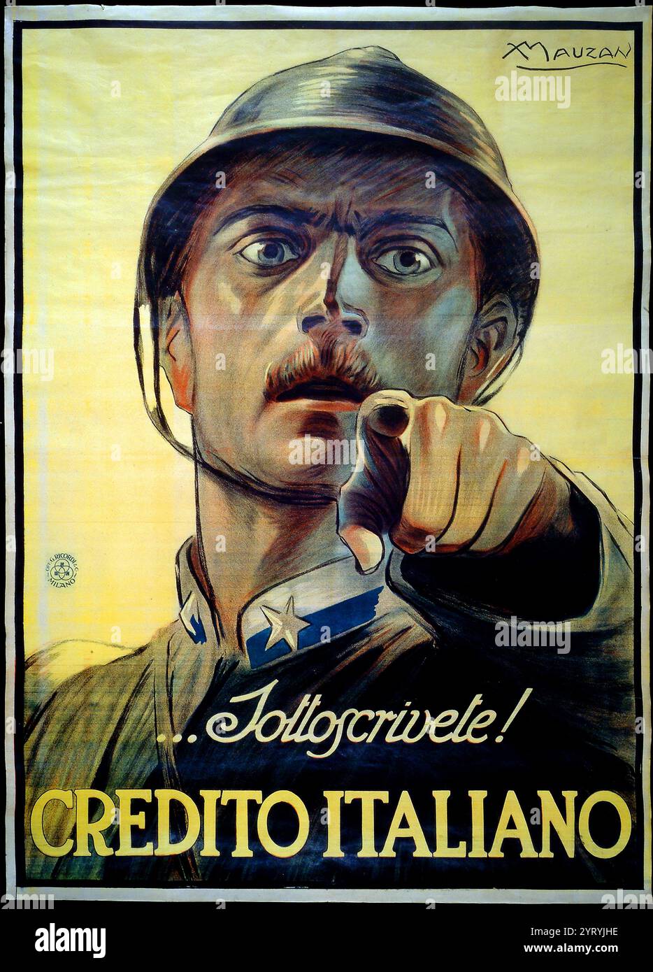The poster shown here created by Achille Luciano Mauzan (1883-1952) for ...