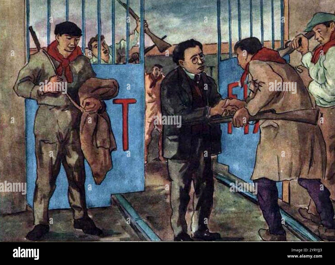 Fiat plant occupied by the workers, 1920. In April 1920, Italy was in ...