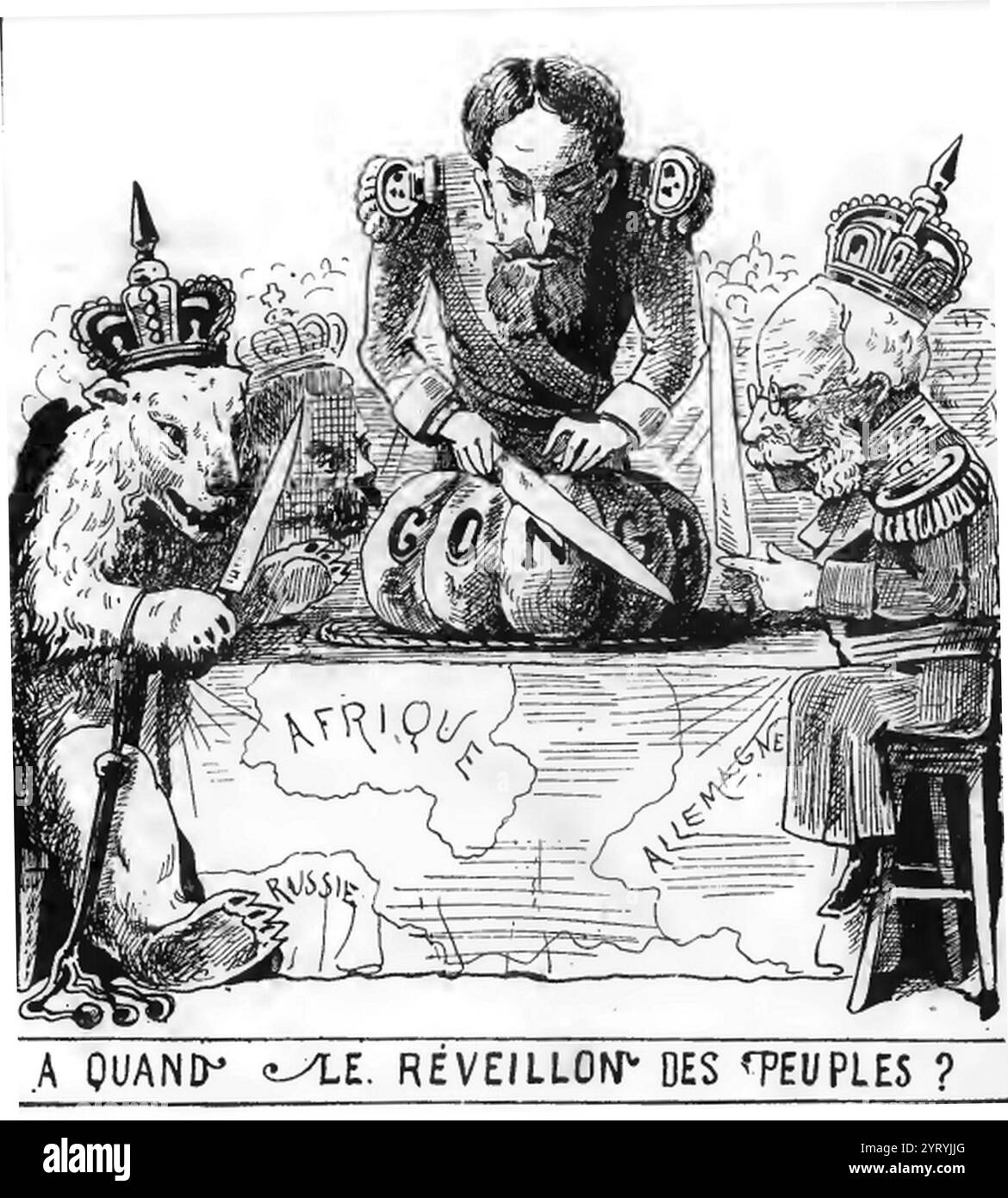 Imperialism 19th century cartoon hi-res stock photography and images ...