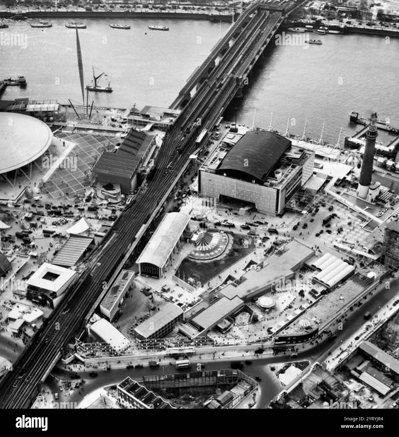 1951 festival of britain site Black and White Stock Photos & Images - Alamy