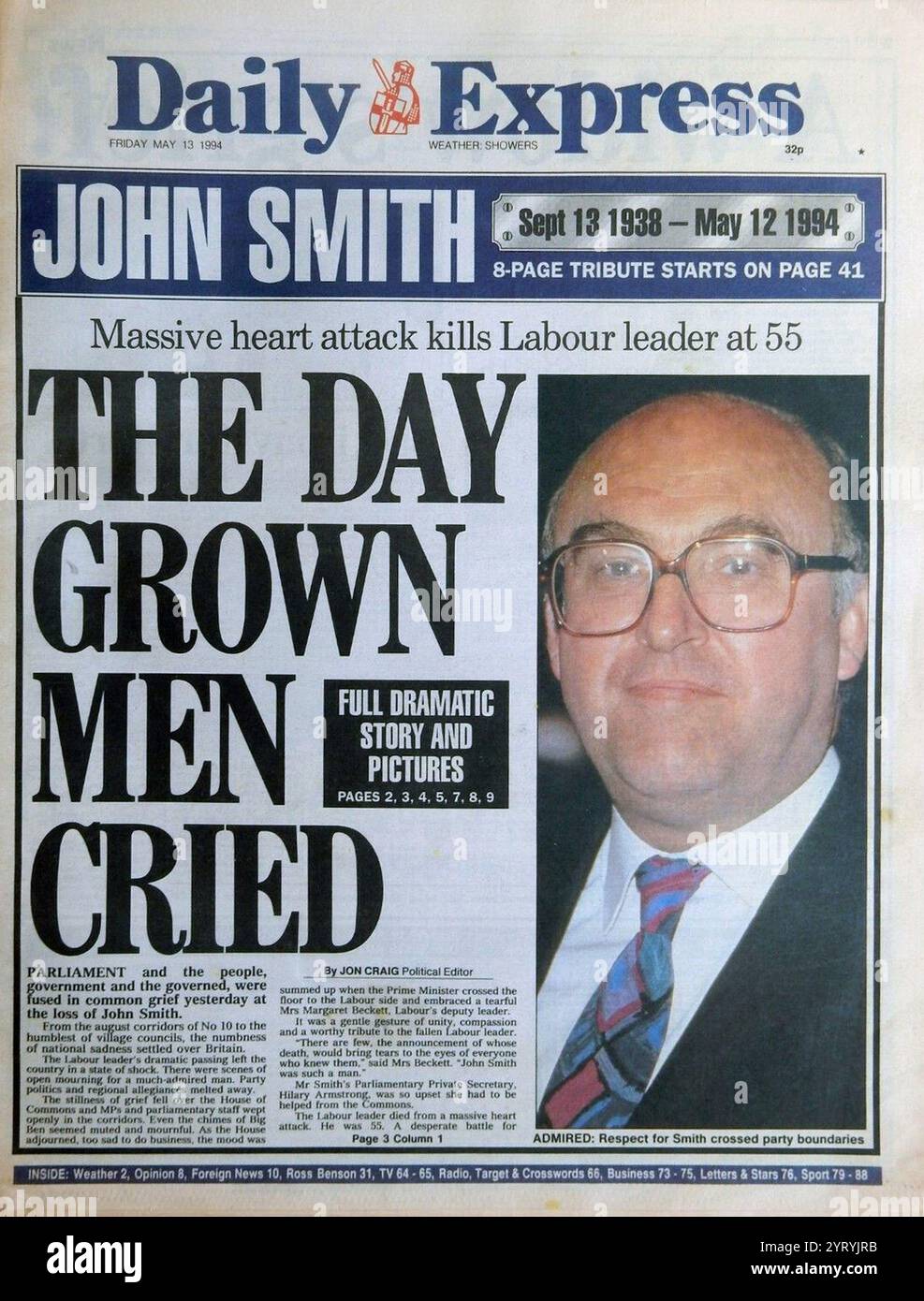 John Smith QC (1938 ? 1994) Labour Party politician who served as ...