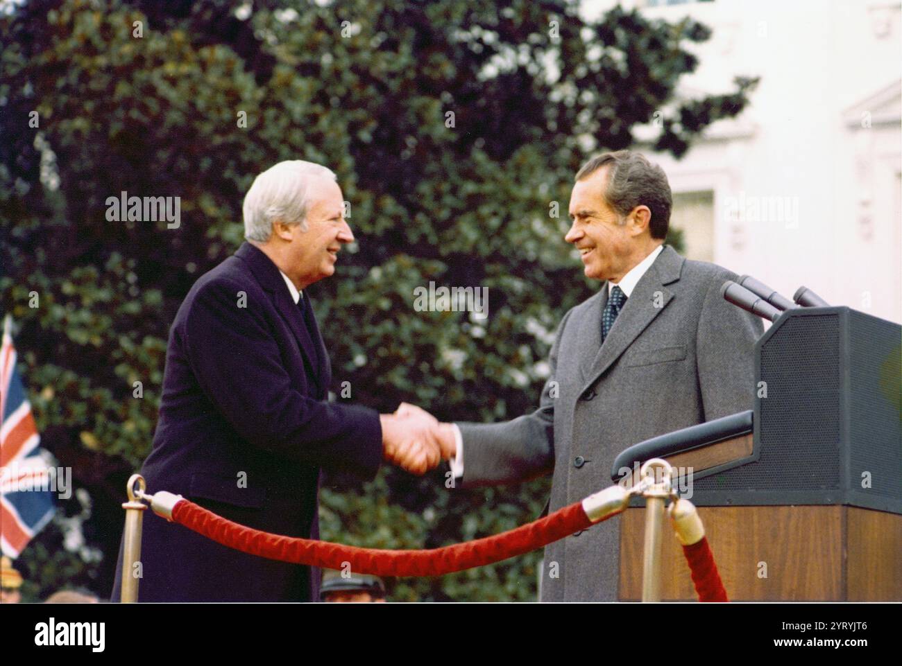 President Richard Nixon and Prime Minister of the United Kingdom Edward ...