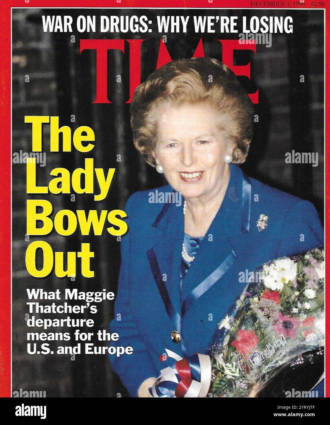 Time Magazine front cover announcing the resignation of Prime Minister ...