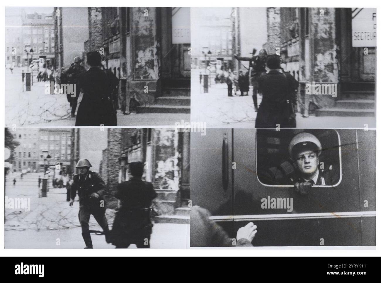 1961 berlin wall construction hi-res stock photography and images - Alamy