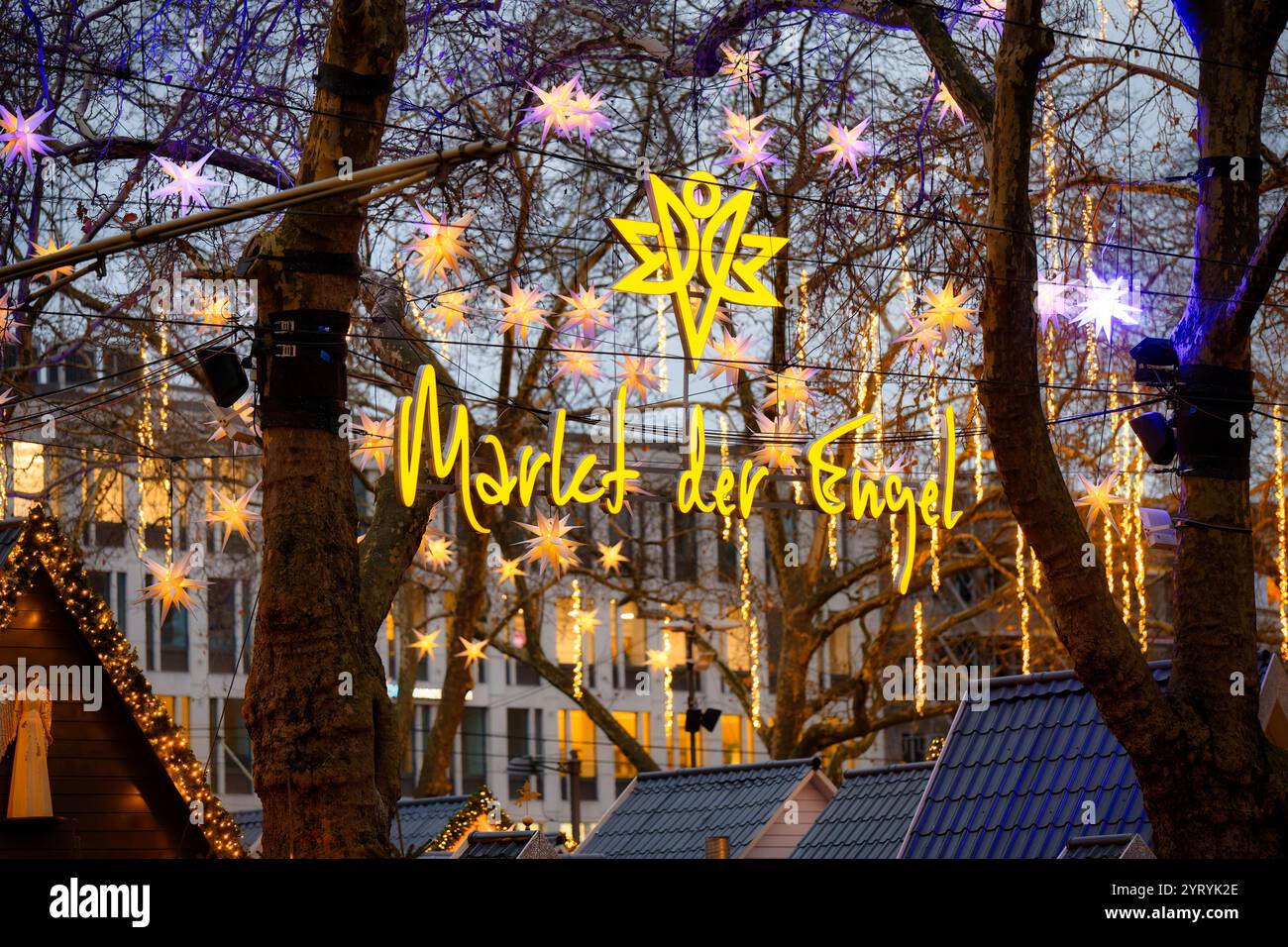 Cologne, Germany December 04 2024: Market of Angels enchanting ...
