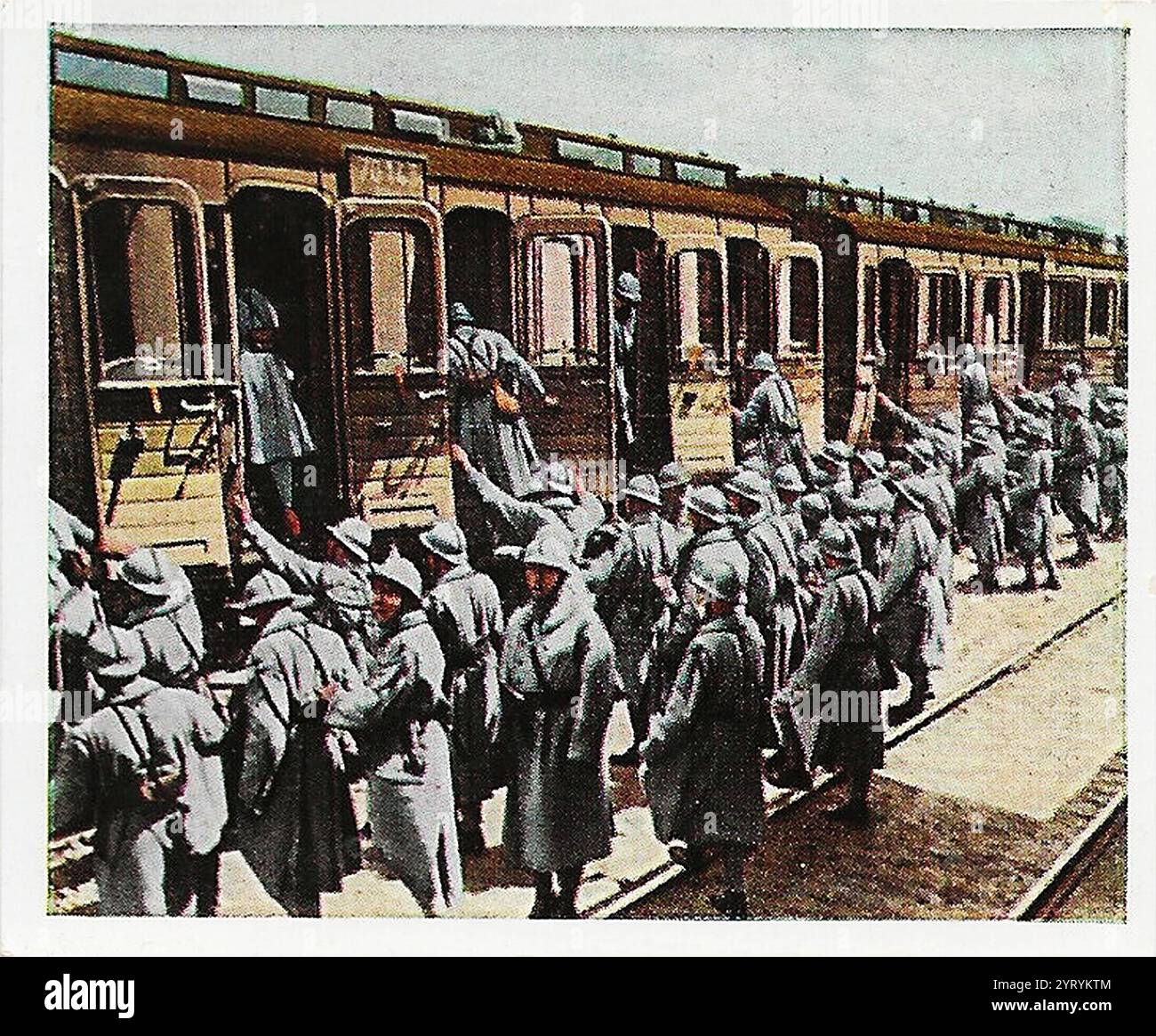 French soldiers leave the Ruhr ending the occupation of the German ...